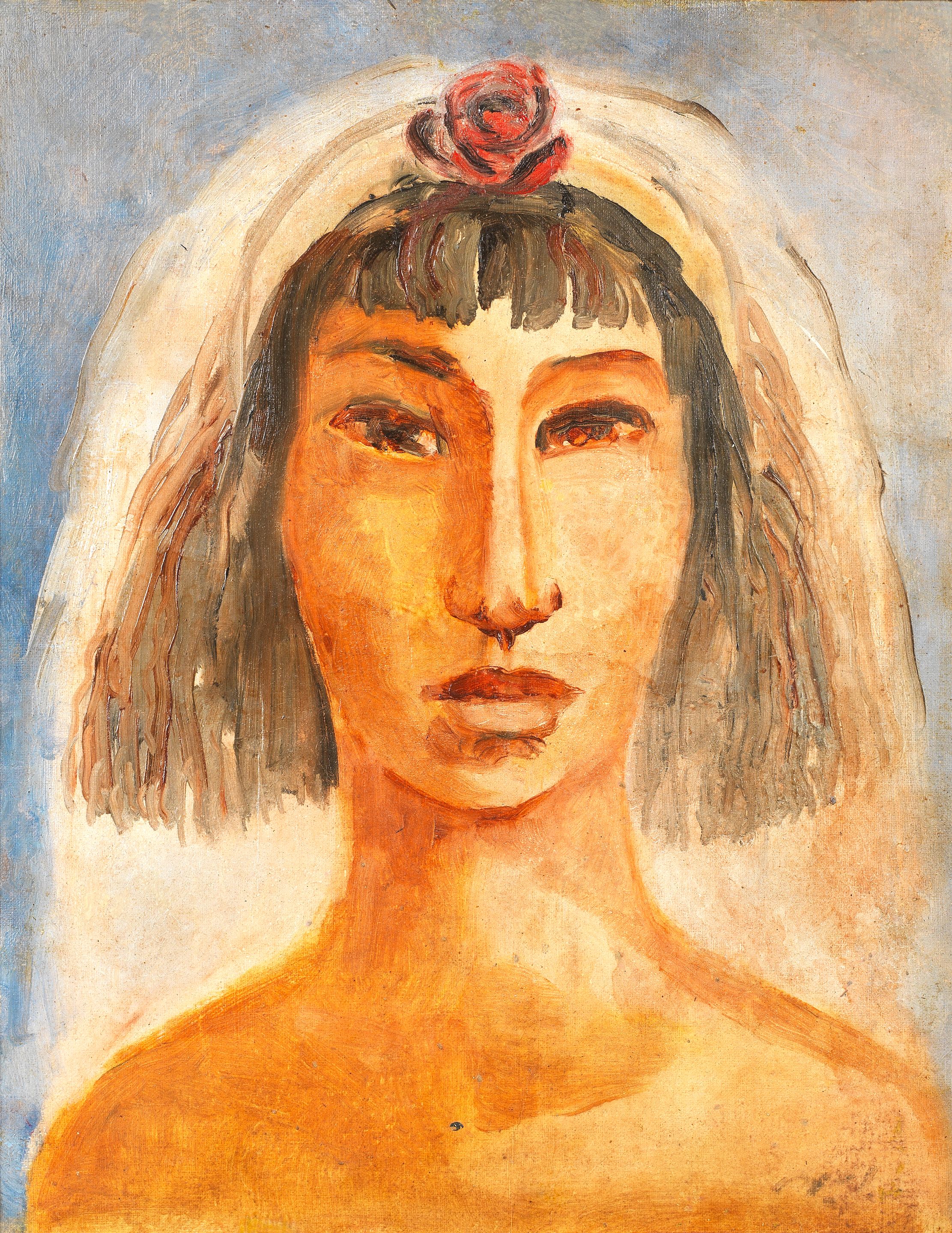 Bonhams : Hussein Youssef Amin (Egypt, 1904-1984) Portrait