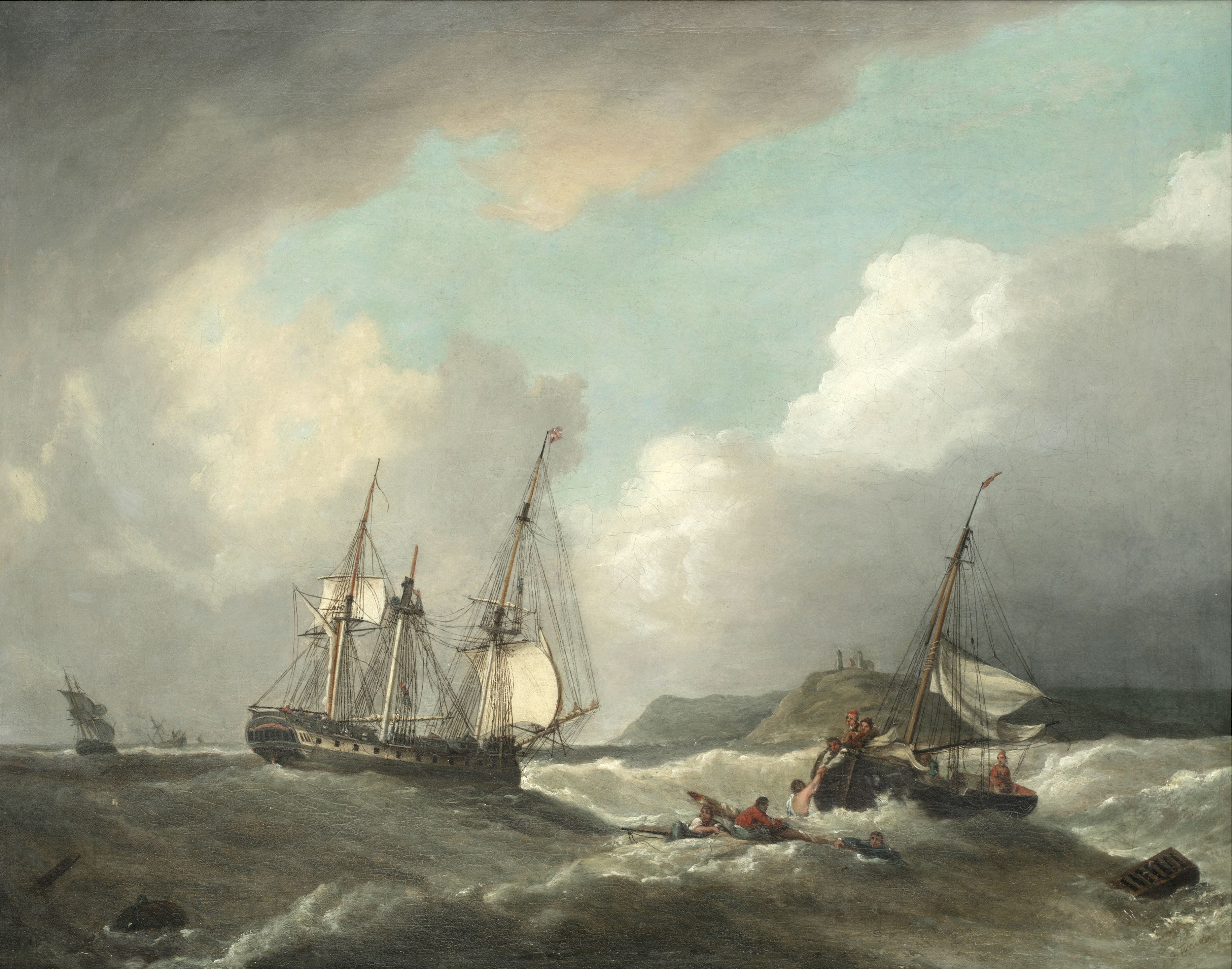 Bonhams : George Webster (British, active 1797-1832) The shipwreck
