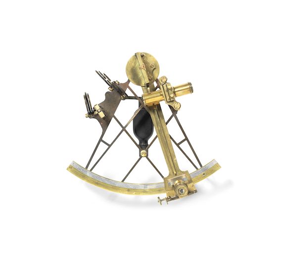 Bonhams : A Jesse Ramsden sextant, Early 19th century, 8 in (20cm) radius