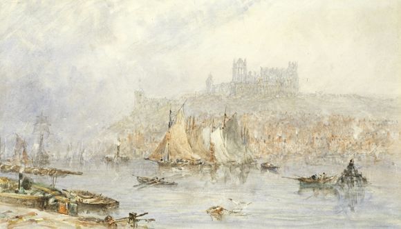 Bonhams : George Weatherill (British, 1810-1890) Shipping in Whitby ...