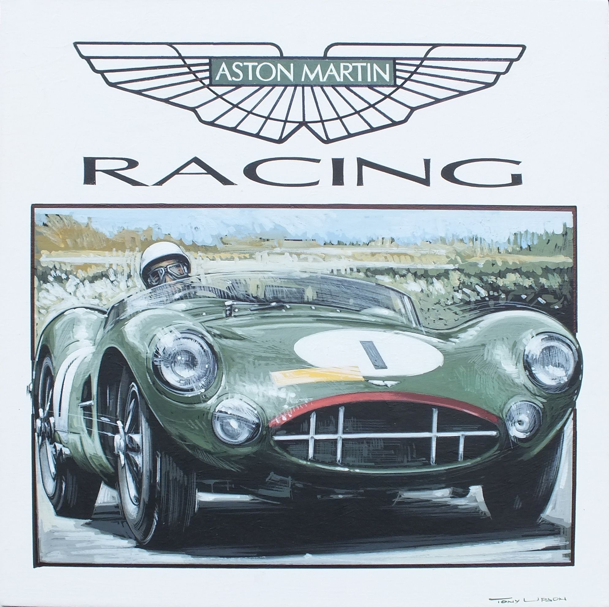 Bonhams Cars : Tony Upson, 'Stirling Moss - Aston Martin DBR1',