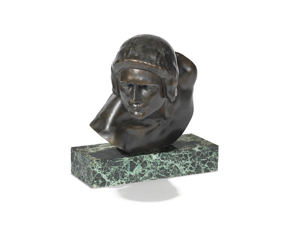 Bonhams A Patinated Bronze Bust Of A Gladatorial Male By Constant