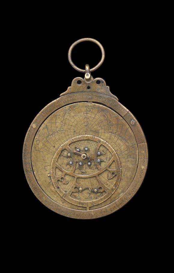 Bonhams : A rare Andalusian brass astrolabe Islamic Spain, 13th Century ...