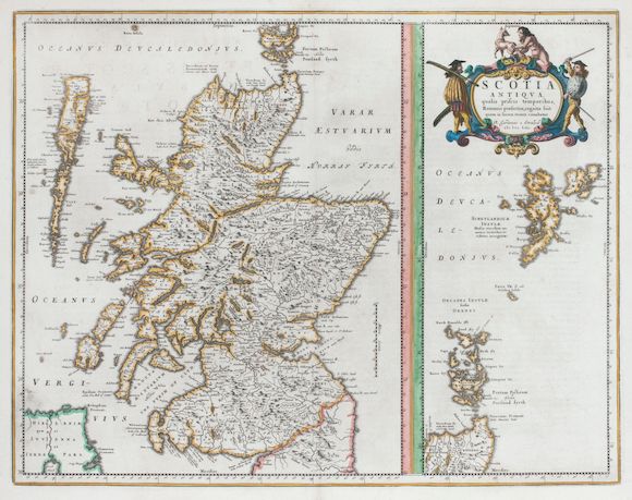 Bonhams : MAPS - SCOTLAND GORDON (ROBERT) Scotia antiqua, Hogg (c.1790) (4)