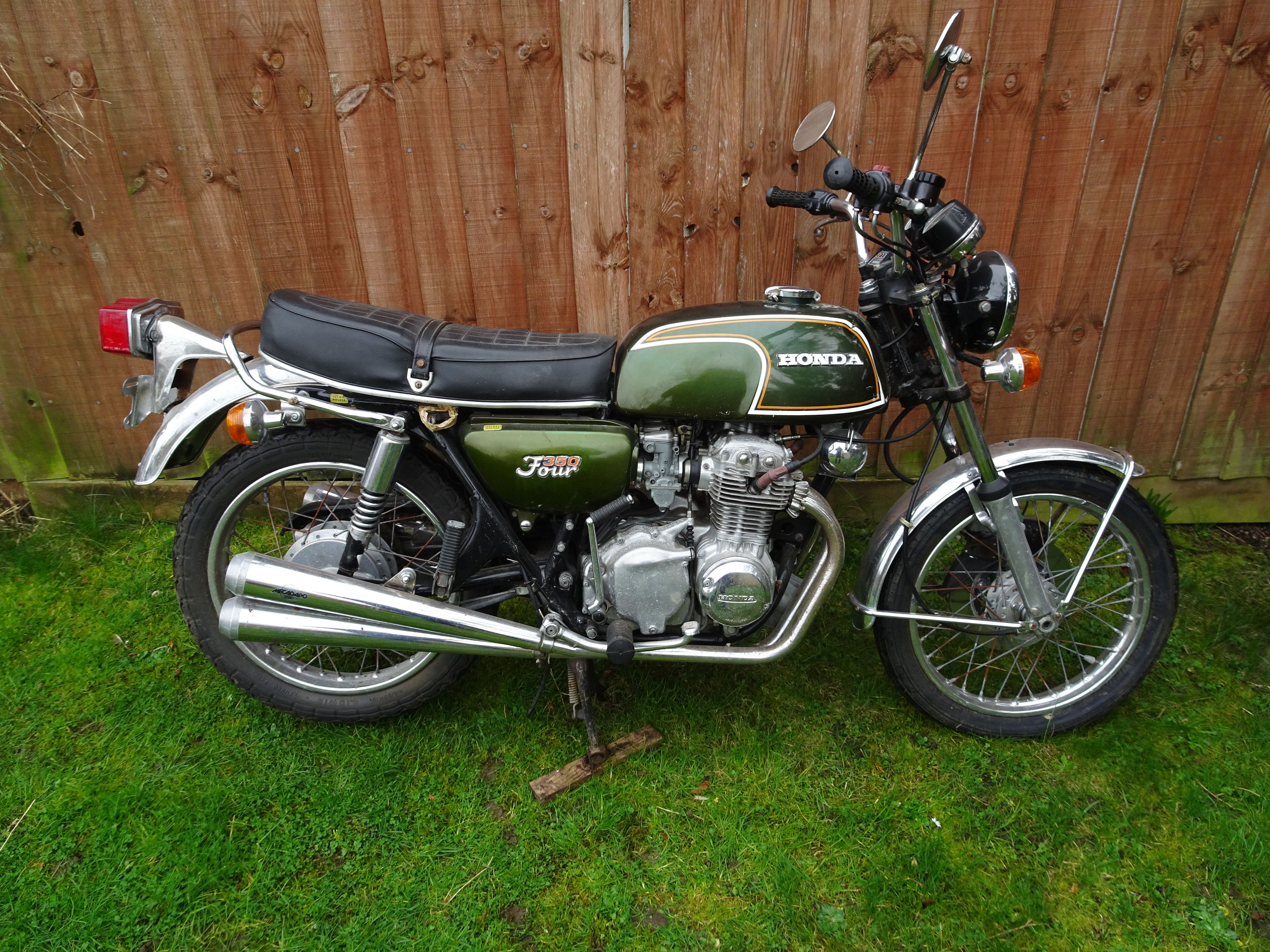 Bonhams Cars : 1972 Honda CB350F (see text) Frame no. 1032498 Engine no ...