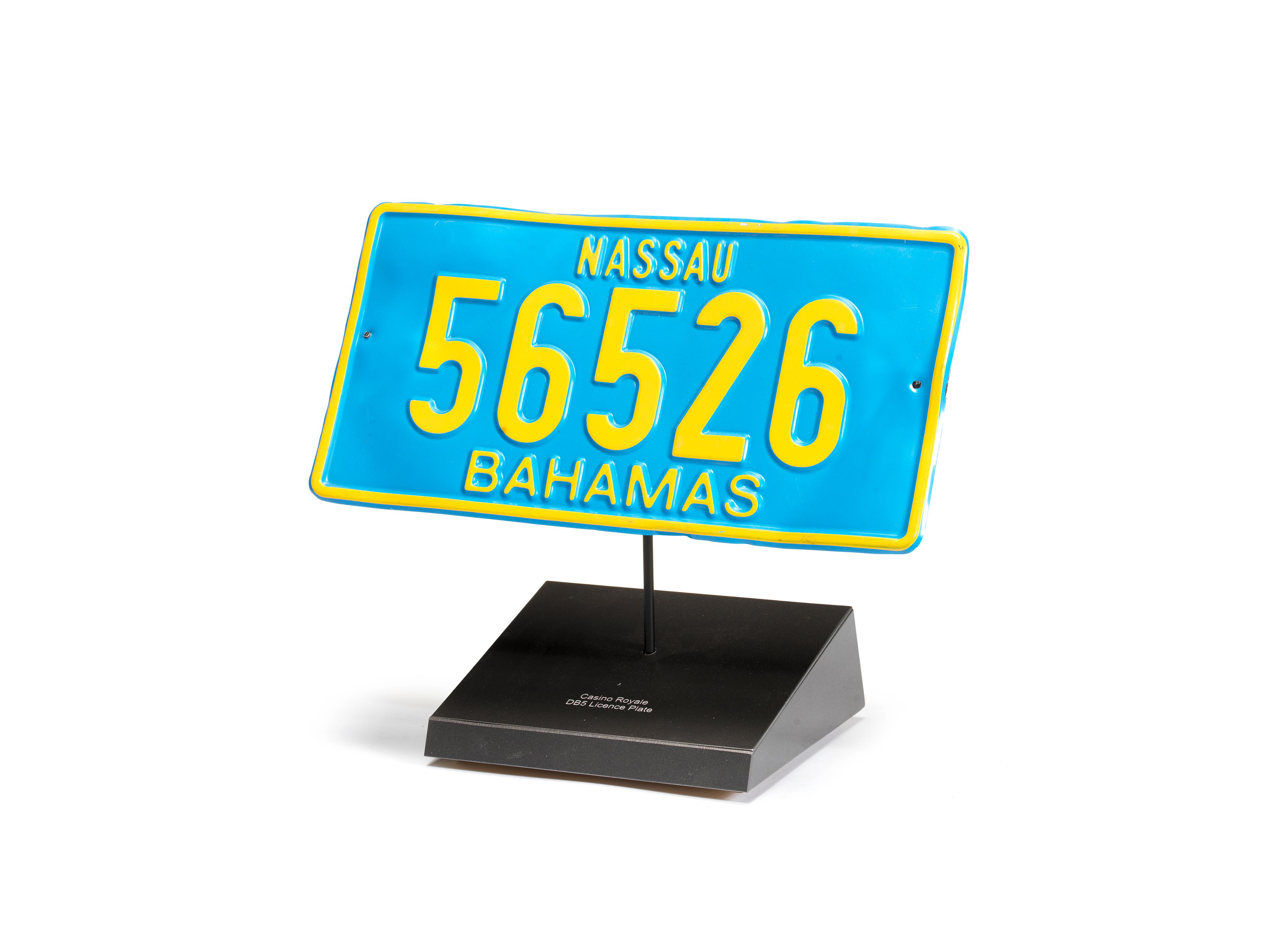 Bonhams Cars : The Nassau Bahamas licence plate '56526' as fitted to ...