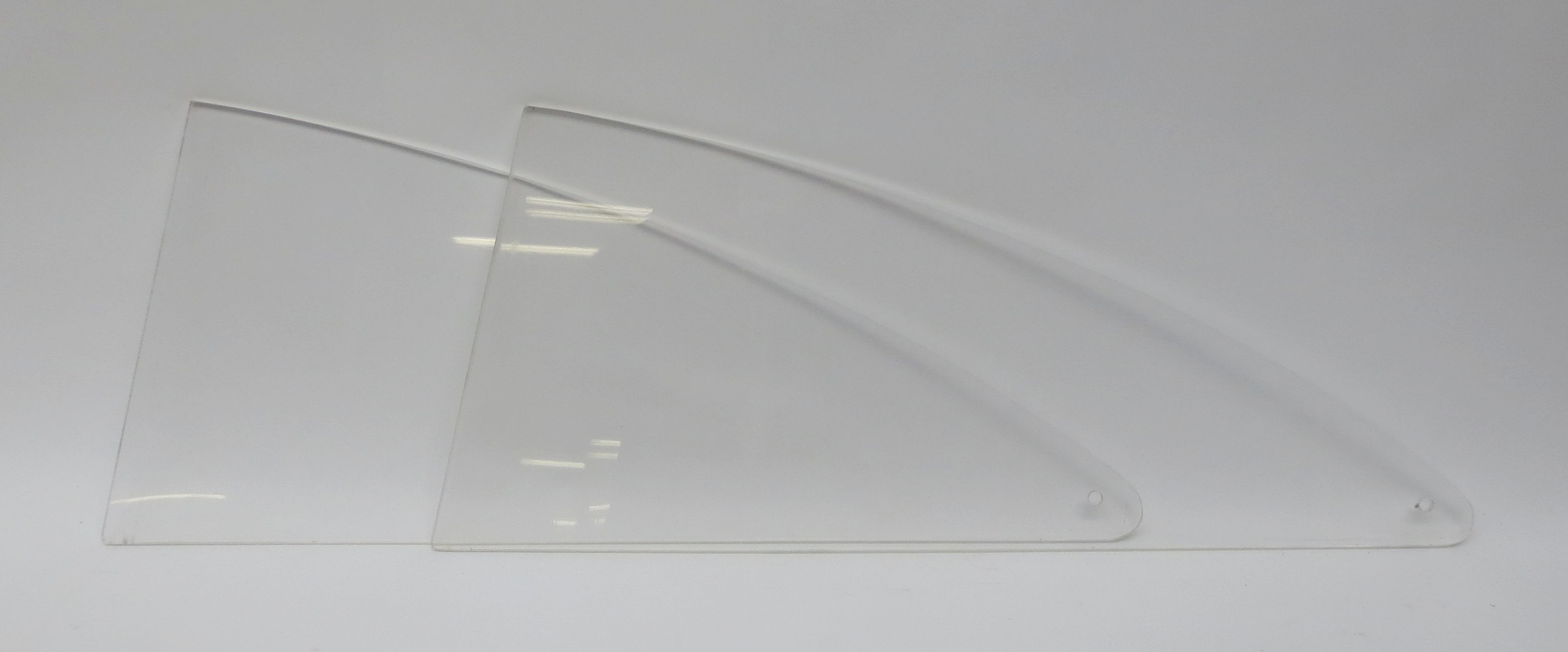 Bonhams Cars : A pair of Aston Martin DB4/5 rear quarter-light Perspex ...