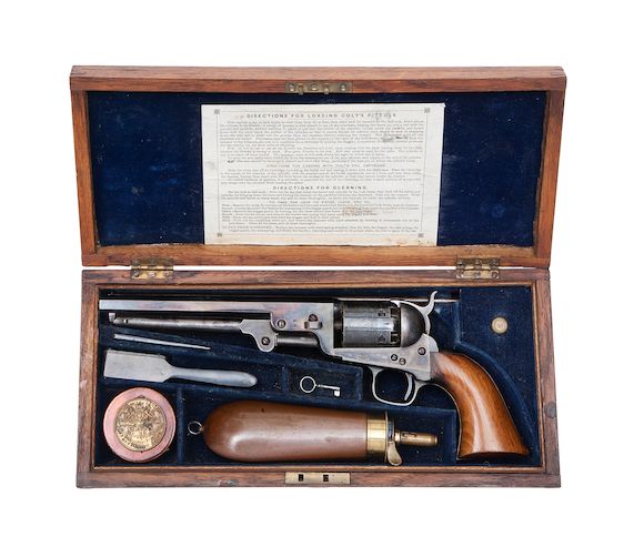 Bonhams : A Cased Colt 1851 Model Navy Percussion Revolver
