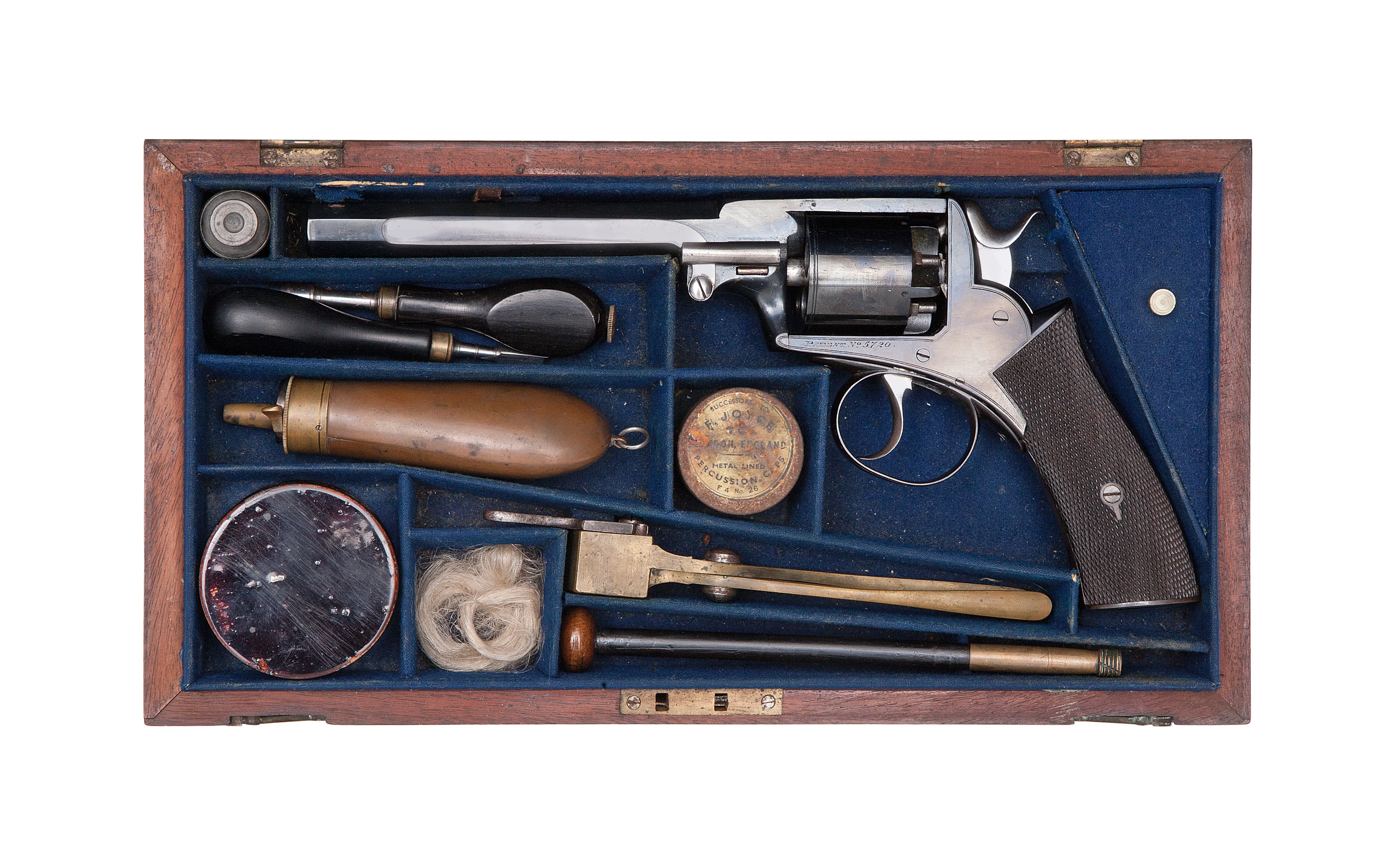 Bonhams : A Cased Presentation 50-Bore Percussion 'Birmingham-Made ...