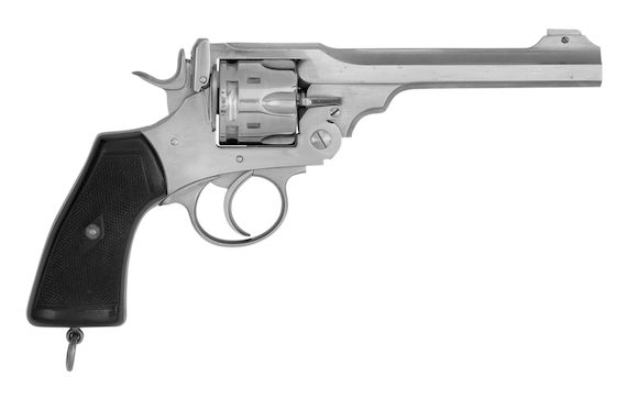 Bonhams : A .455 'Mark VI' revolver by Webley, no. 326573