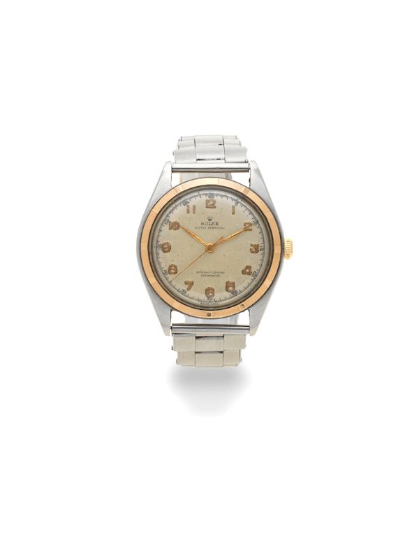 Bonhams : Rolex. A stainless steel automatic bracelet watch Oyster ...