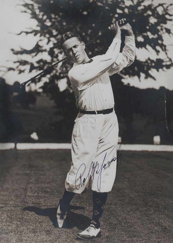 Bonhams : Robert T. Jones A Signed Autograph