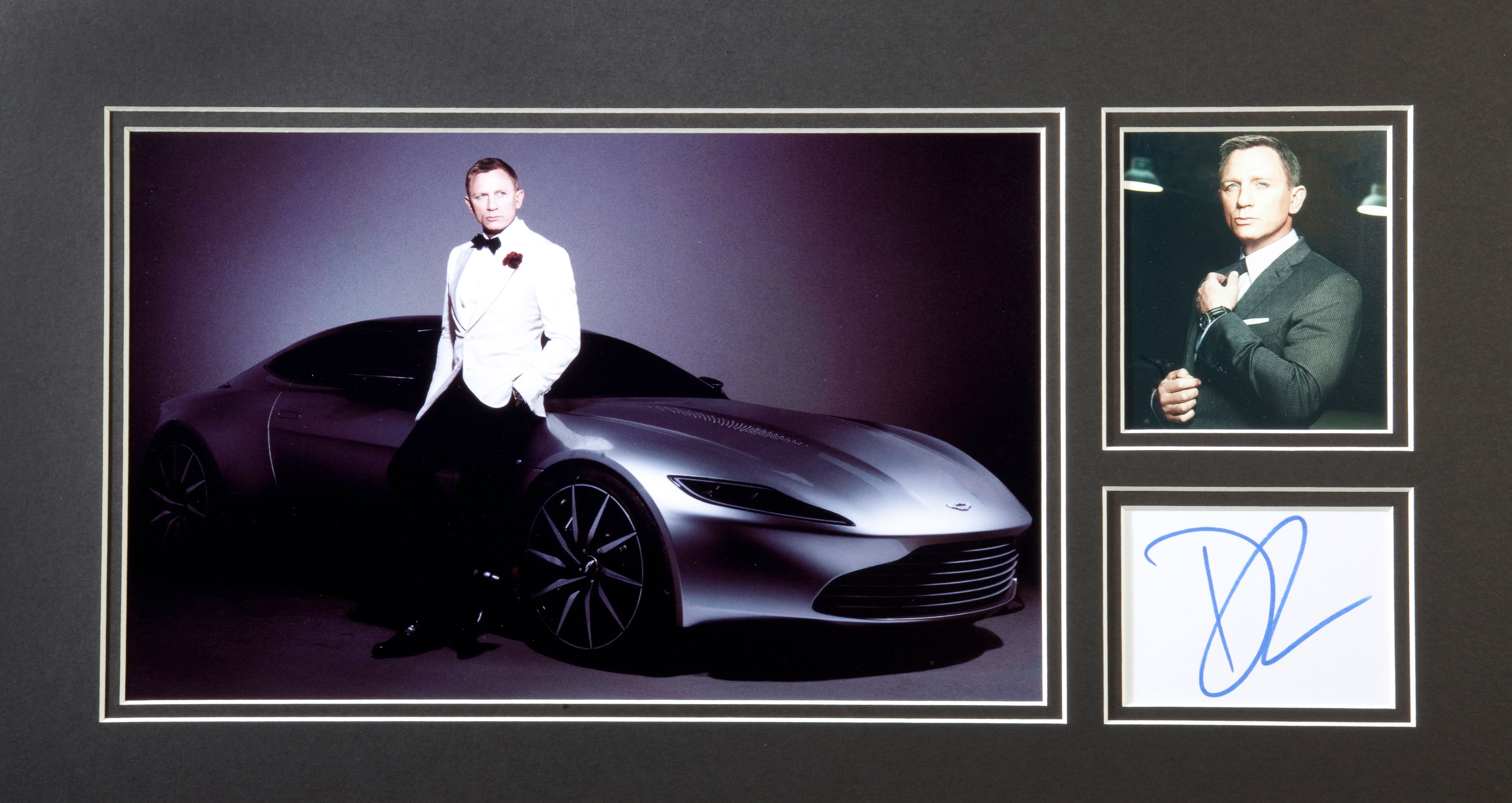 Bonhams Cars : A Daniel Craig as 007 in 'Spectre' framed display with ...