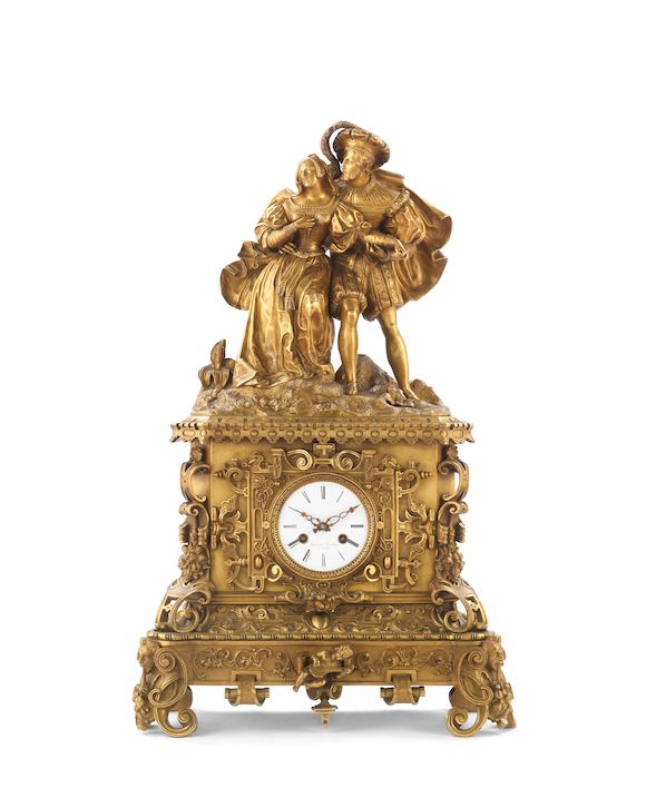 Bonhams : A large second quarter 19th century French gilt bronze ...