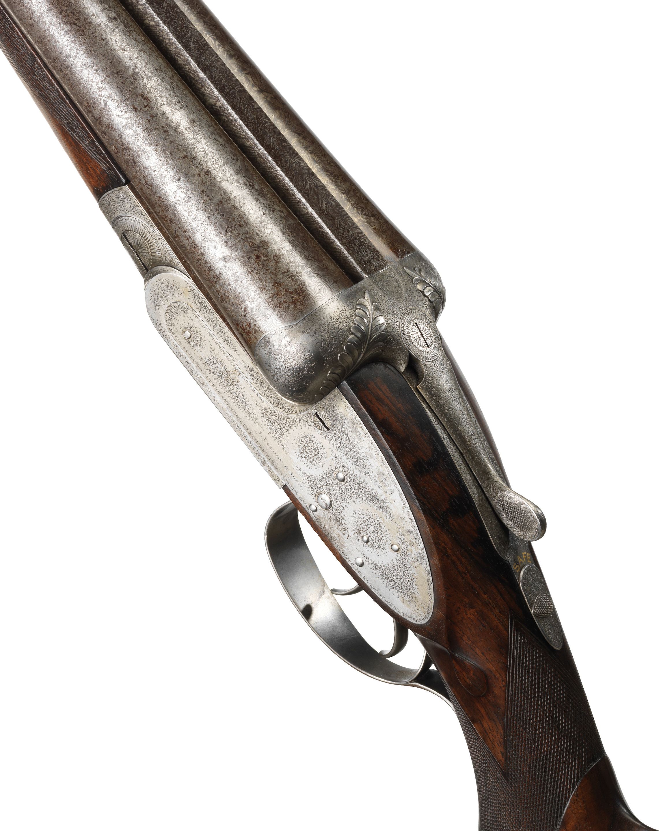 Bonhams : A rare 8-bore self-opening sidelock non-ejector wild-fowling ...