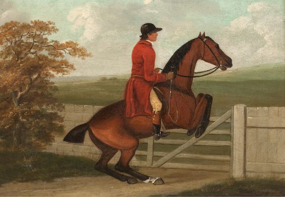 Bonhams : John Nost Sartorius (London 1759-1828) Clearing the fence ...