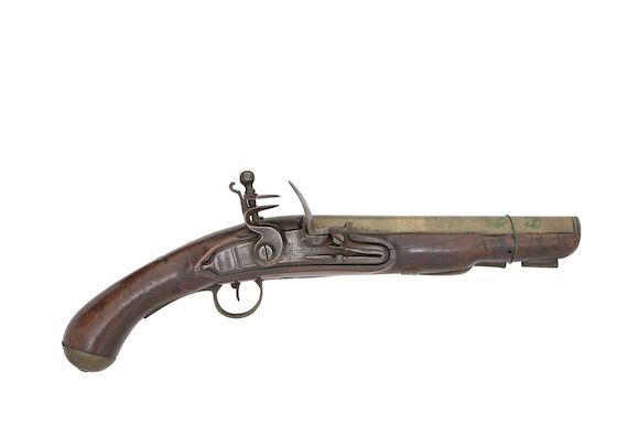 Bonhams : A Rare Prussian 10-Bore Flintlock Military Flare-Pistol