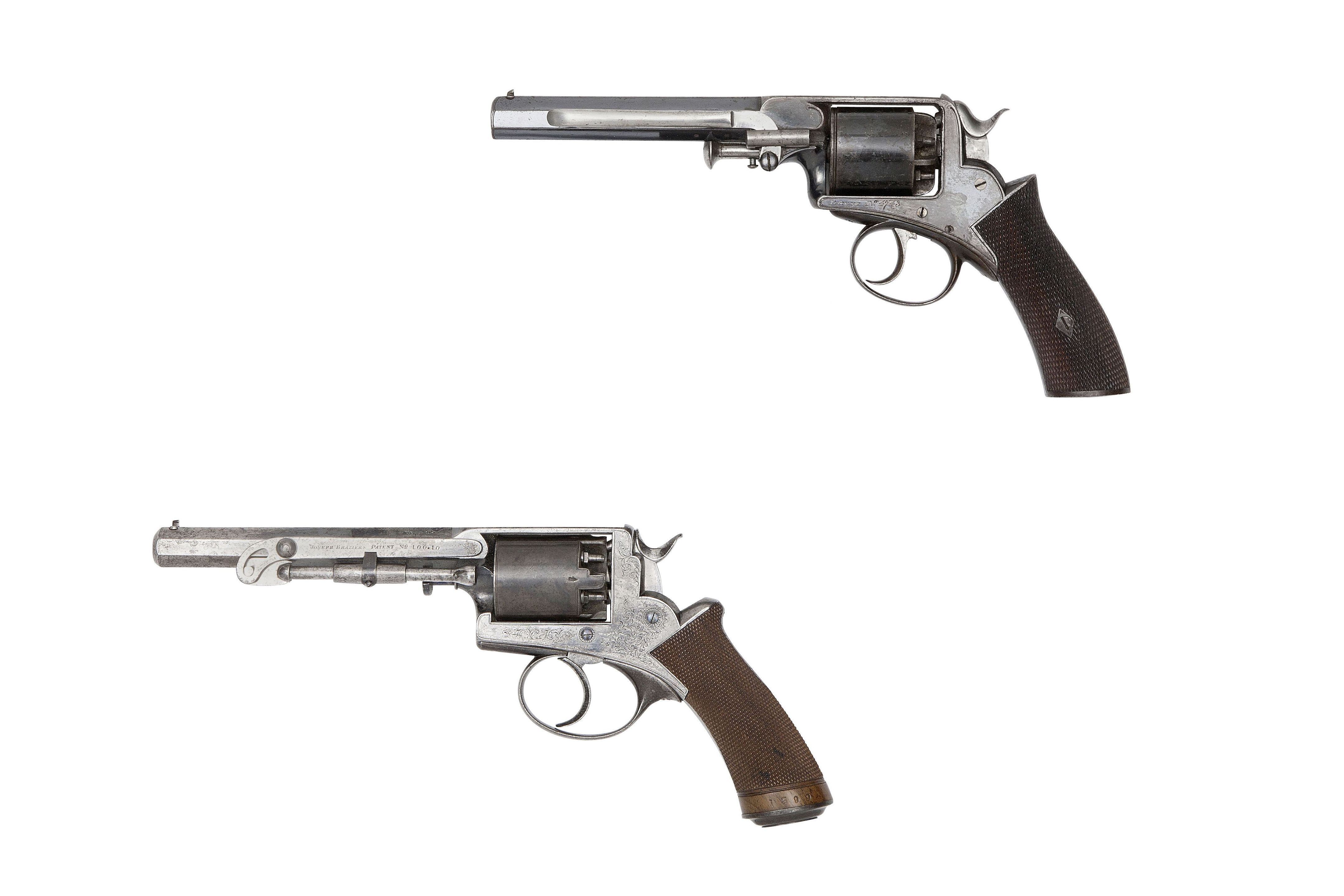 Bonhams : A Rare 50-Bore Percussion 'Birmingham-Made' Double-Action ...