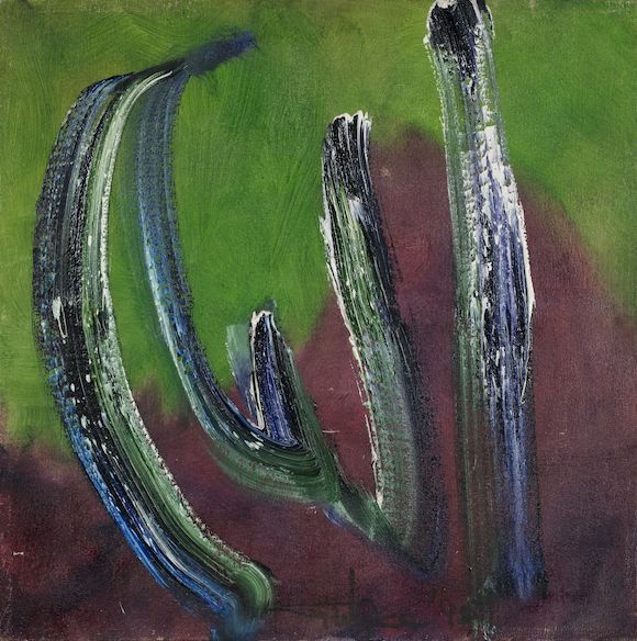 Bonhams : Ismail Gulgee (Pakistan, 1926 - 2007) Ya Ali Painting 8