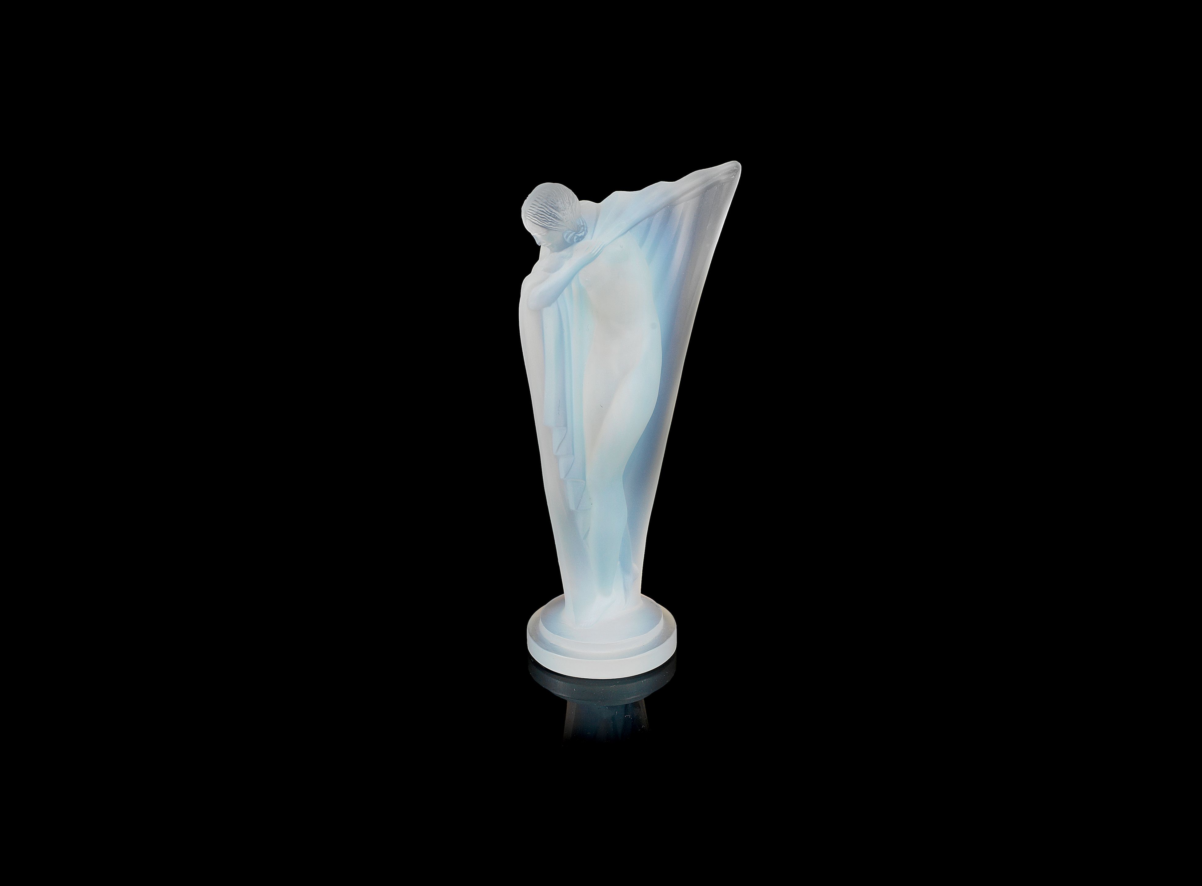 Bonhams : 'Isadora' an Art Deco Opalescent Glass Figurine by Lucille ...