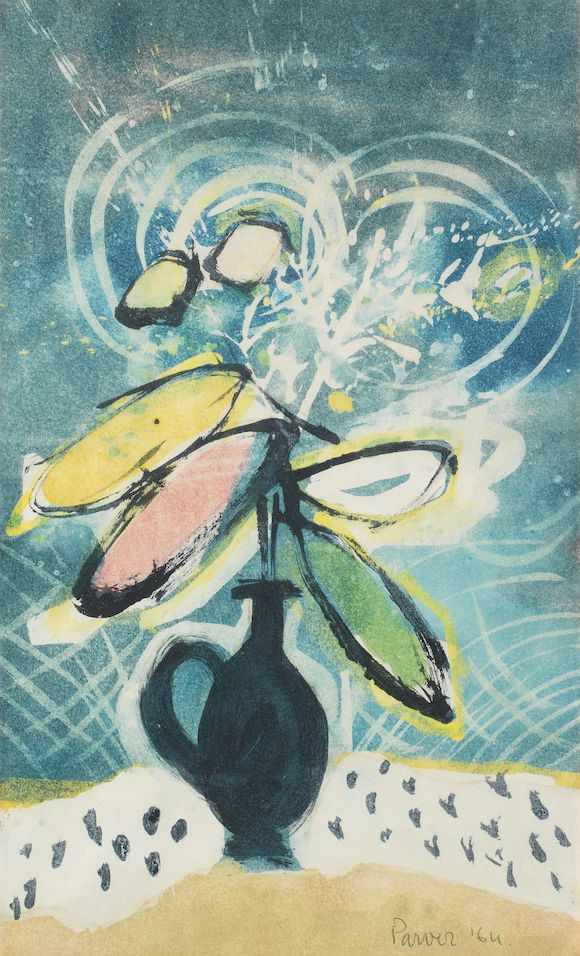 Bonhams : Ahmed Parvez (Pakistan, 1926-1979) Untitled (Four Watercolours)