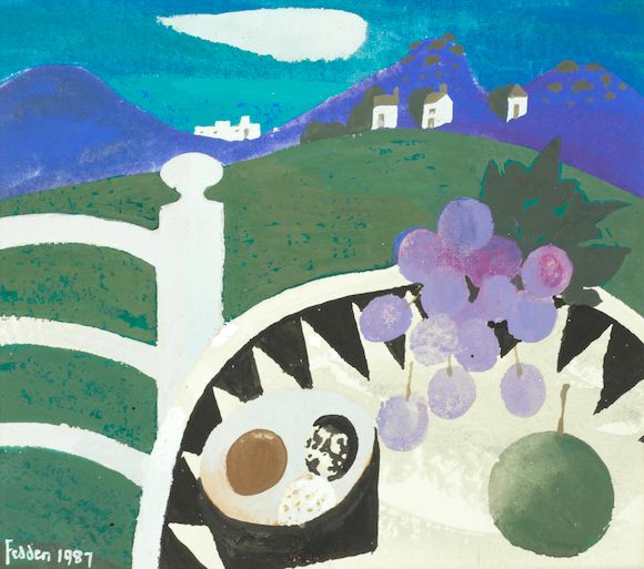 Bonhams : Mary Fedden R.A. (British, 1915-2012) Table top still life ...