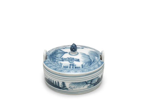 Bonhams A Meissen Circular Butter Tub And Cover Mid 18th Century
