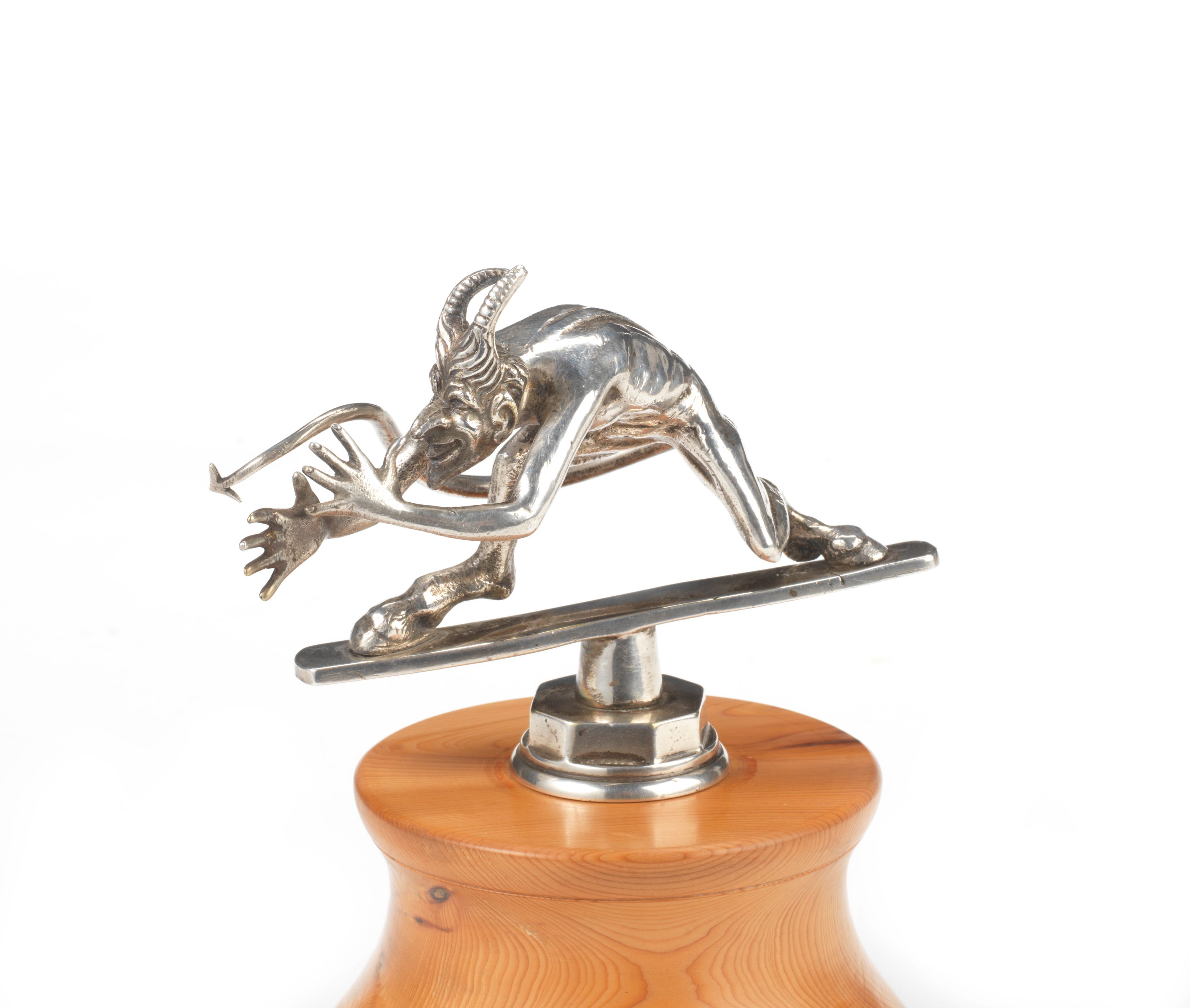 Bonhams Cars : A 'Rude Devil' mascot retailed by Dunhill, 1920s, ((2))