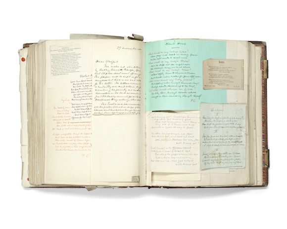 Bonhams : URANIAN AND FIN DE SIÈCLE POETRY Album containing a large ...