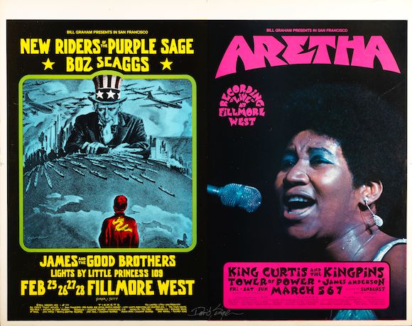 Bonhams : Rock & Pop Memorabilia: Posters by David Singer and Randy ...