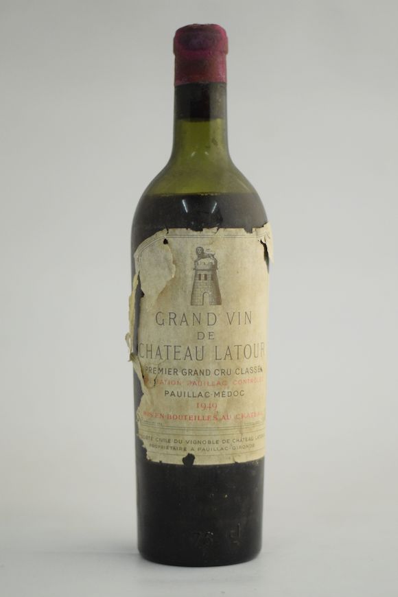 Bonhams : Château Latour 1949, Pauillac 1er Grand Cru Classé (1)