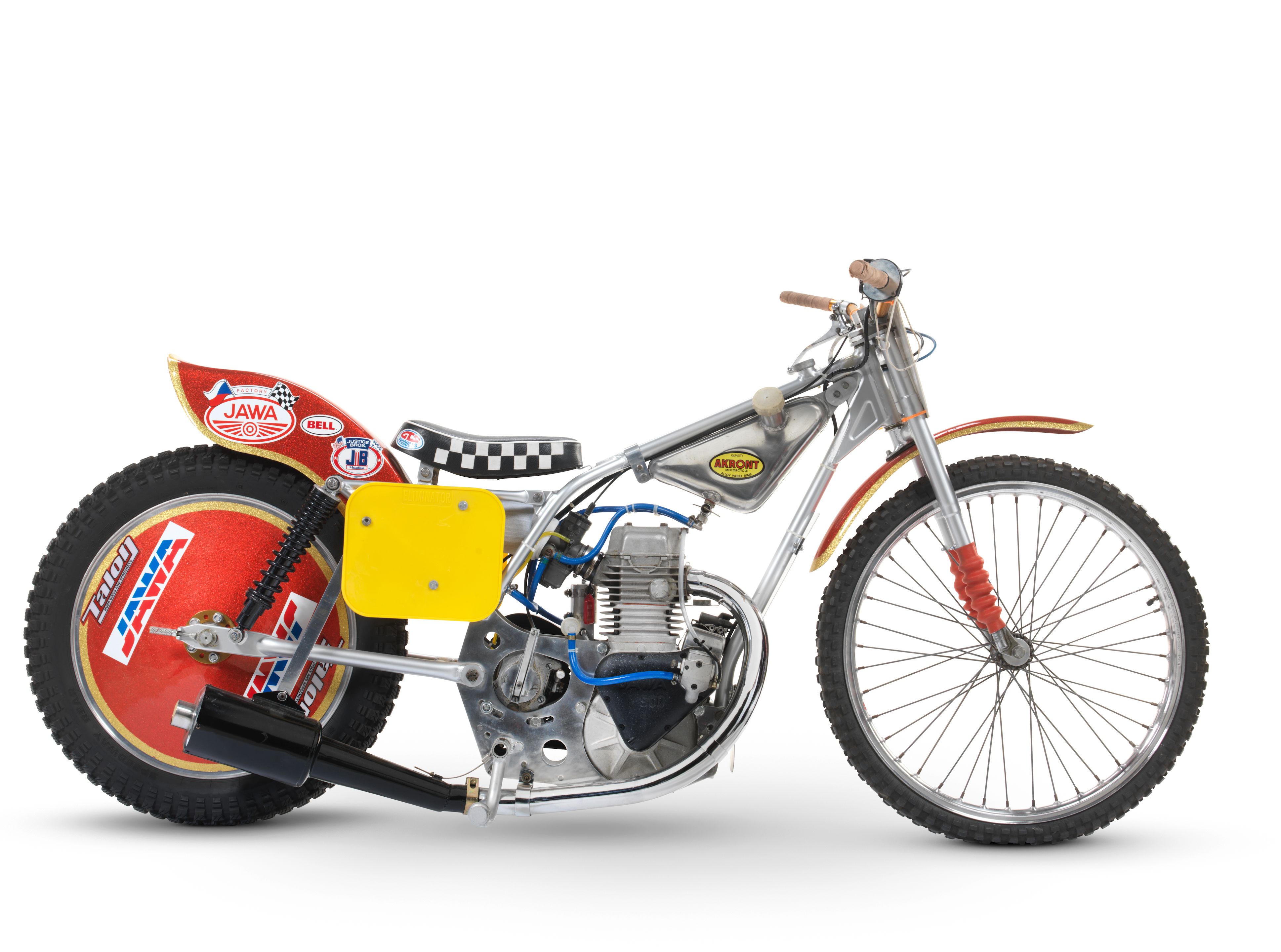 1990 Jawa SOHC Four-valve Long Track Racing Motorcycle Frame no. N-007 ...