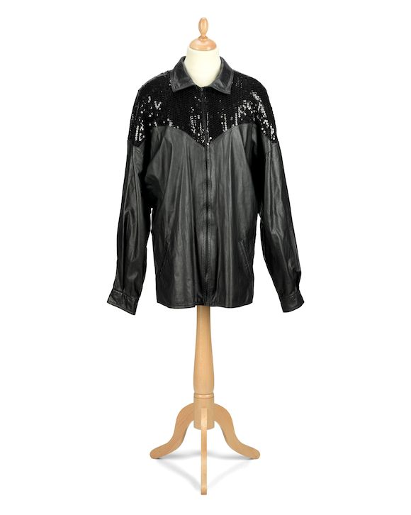 Bonhams : David Bowie: A black leather jacket by Andre Van Pier, 1980s,