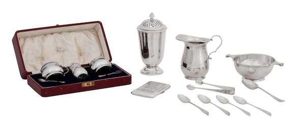 Bonhams : A collection of silver various makers and dates