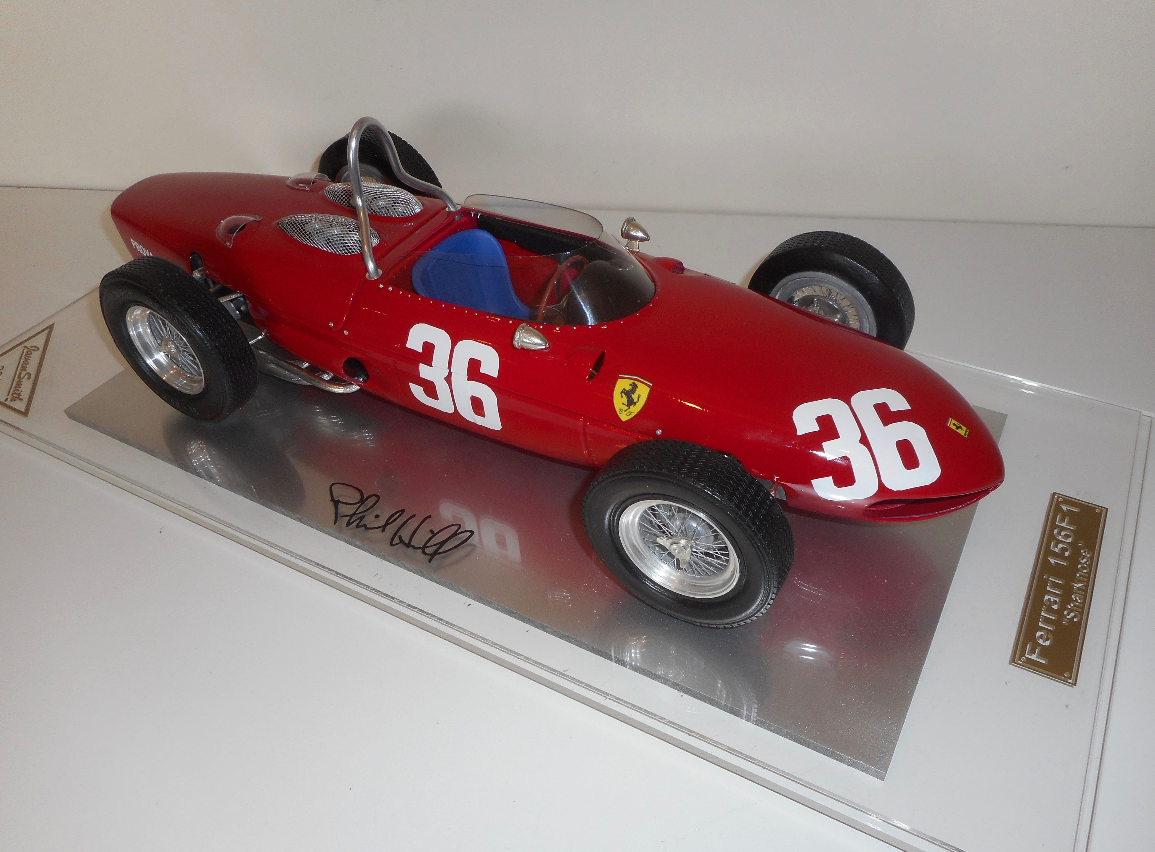 Bonhams Cars : A 1:8 SCALE MODEL OF THE 1961 FERRARI 156 F1 SHARKNOSE ...
