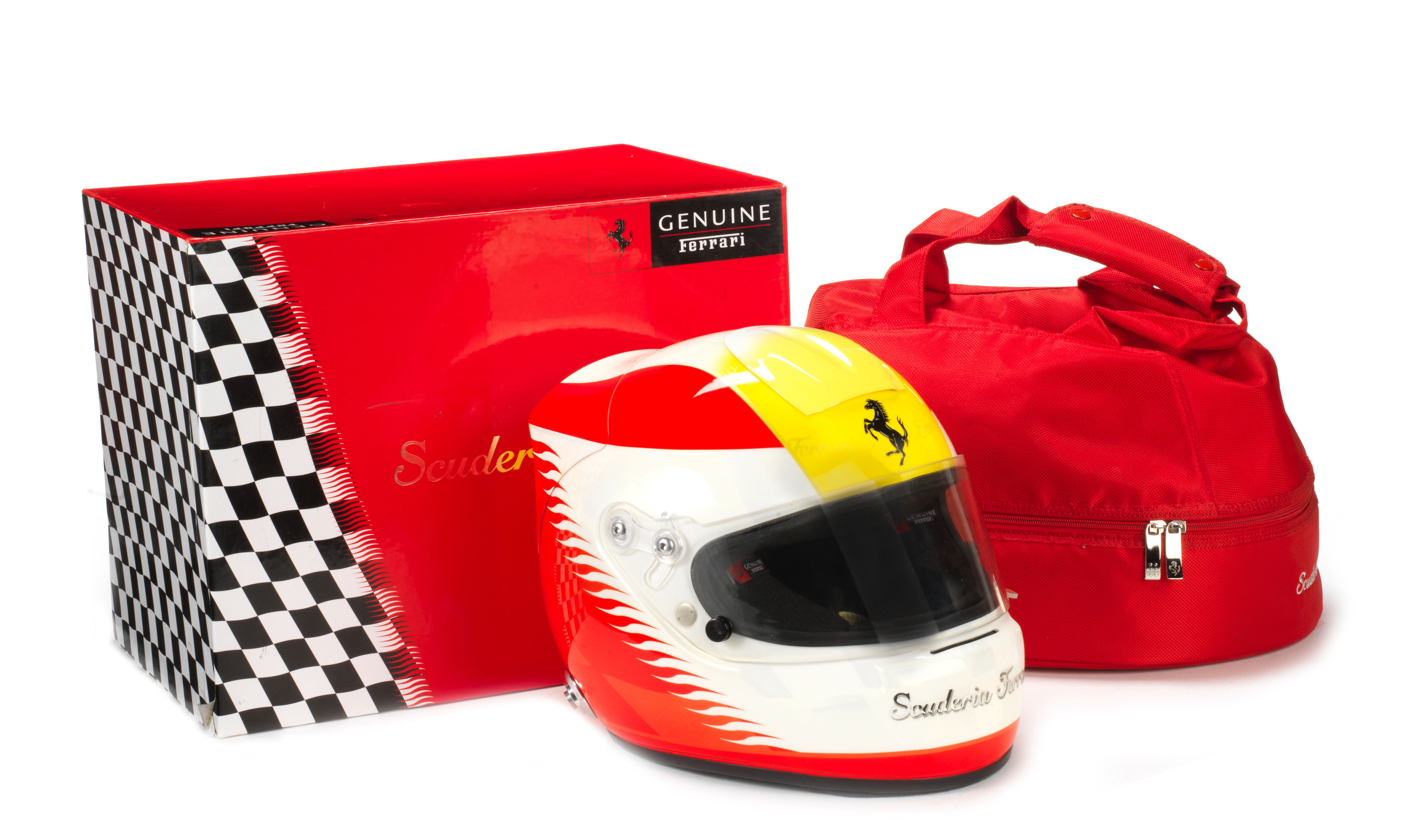 Bonhams Cars : A boxed limited edition Scuderia Ferrari helmet by ...