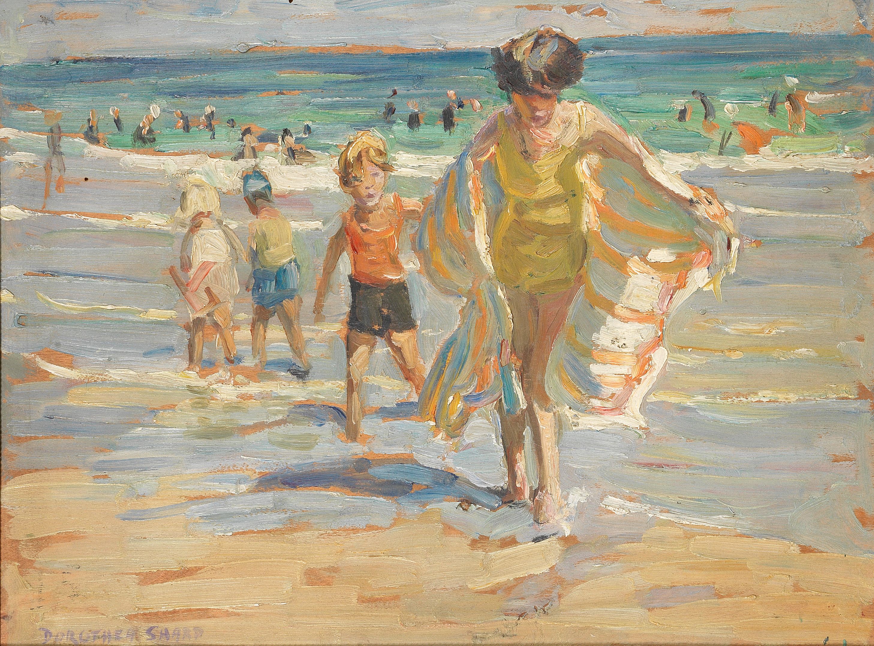Bonhams : Dorothea Sharp, RBA, ROI (British, 1874-1955) At the seaside ...