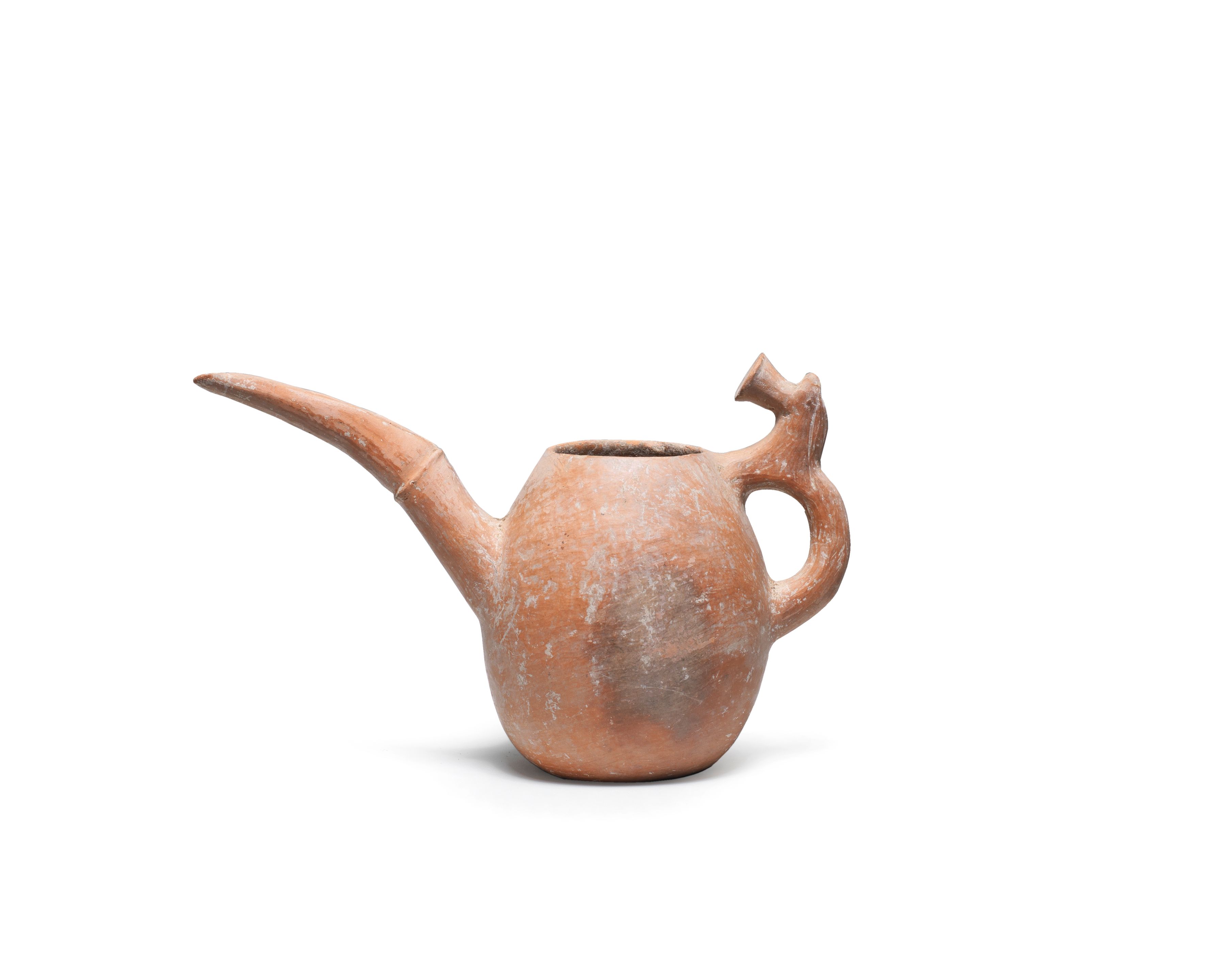Bonhams : An Iranian buff pottery spouted vessel