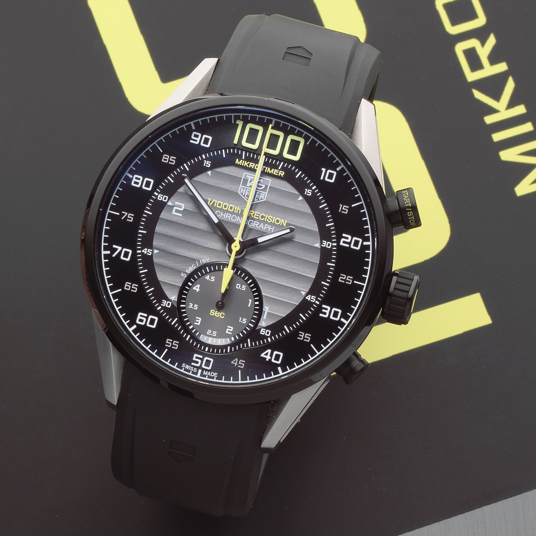 Bonhams : TAG Heuer. An exceptionally rare black coated automatic ...