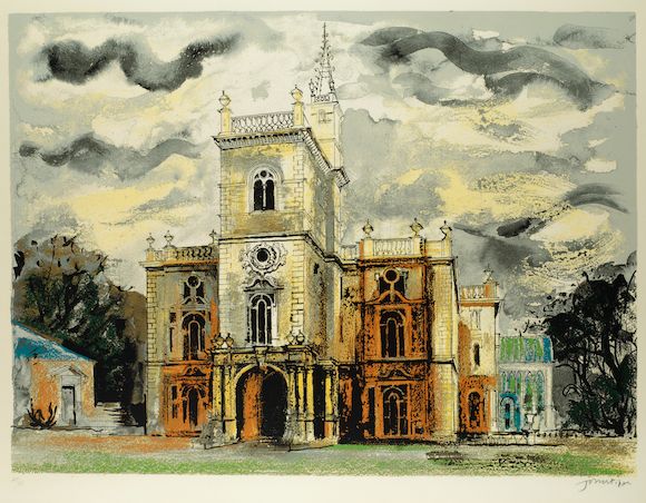 Bonhams : John Piper C.H. (British, 1903-1992) Flintham Hall, from ...