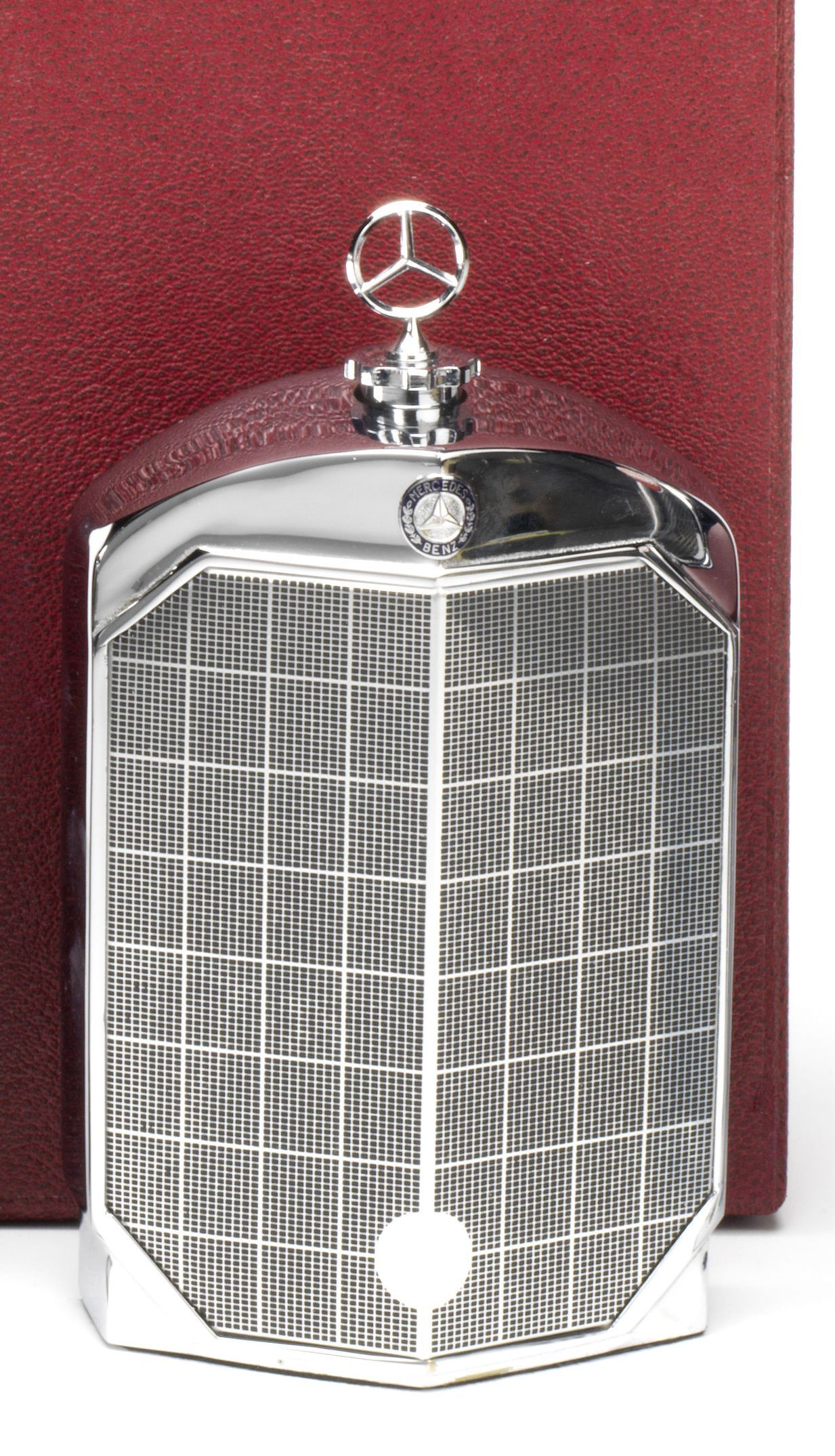 Bonhams Cars : A boxed Mercedes-Benz radiator decanter by Ruddspeed ...