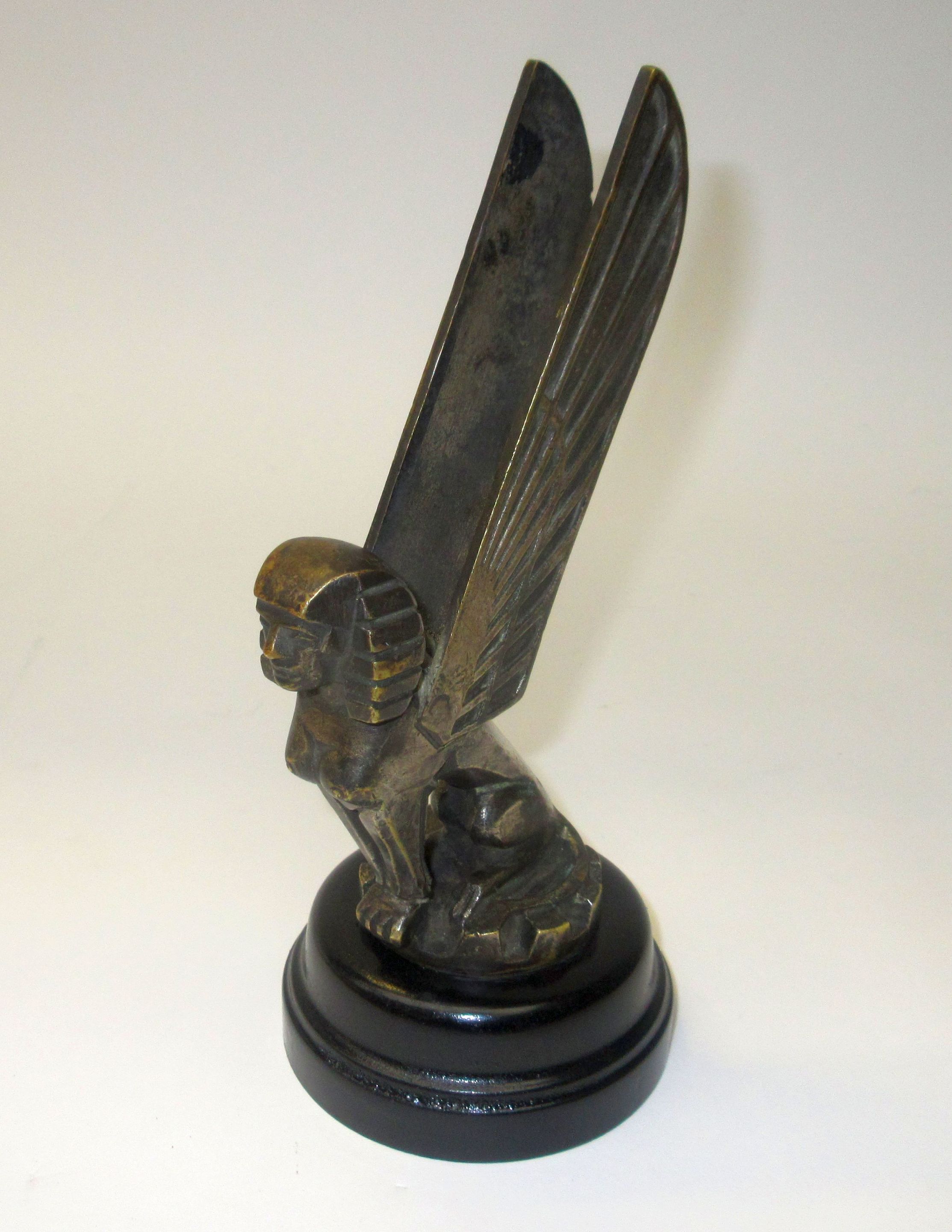 Bonhams Cars : A Winged Sphinx mascot after a design for Rolland-Pilain ...