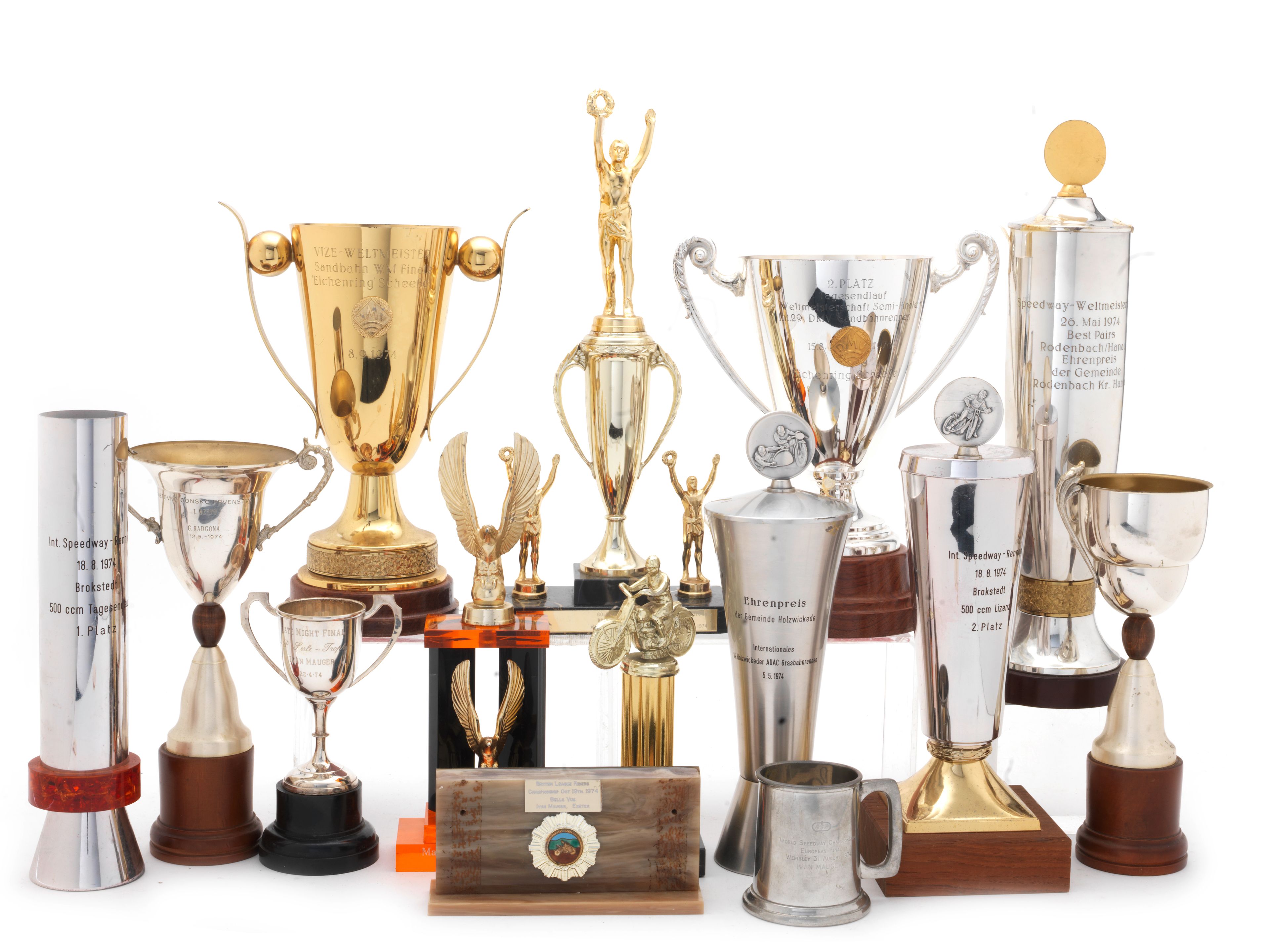 Bonhams Cars : A selection of trophies and awards for 1974, ((Qty))