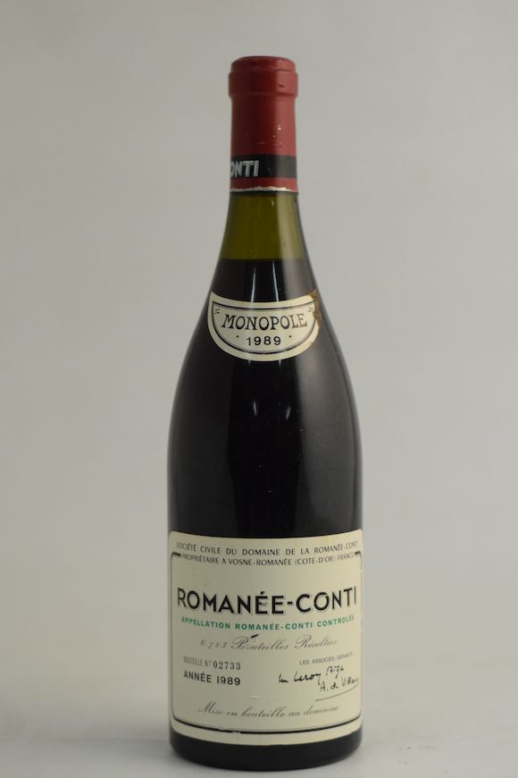 Bonhams : Romanée-Conti 1989, Domaine de la Romanée-Conti (1)