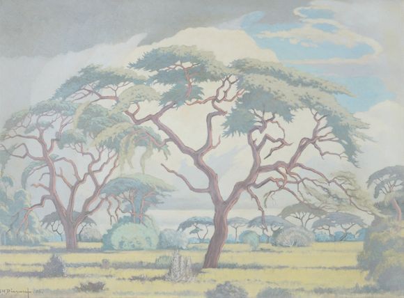 Bonhams : Jacob Hendrik Pierneef (South African, 1886-1957) Bushveld ...