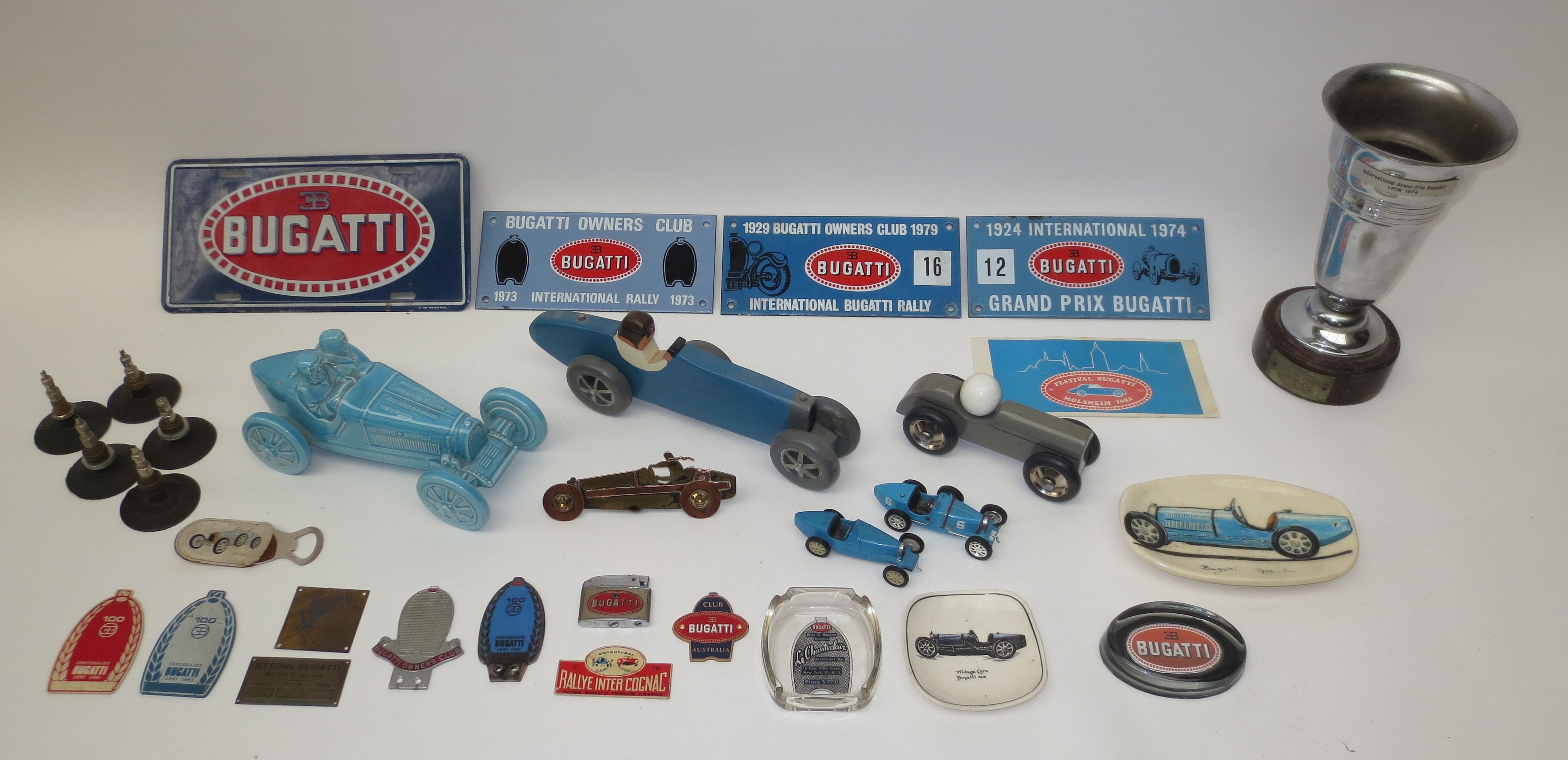 Bonhams Cars : Assorted Bugatti collectables,