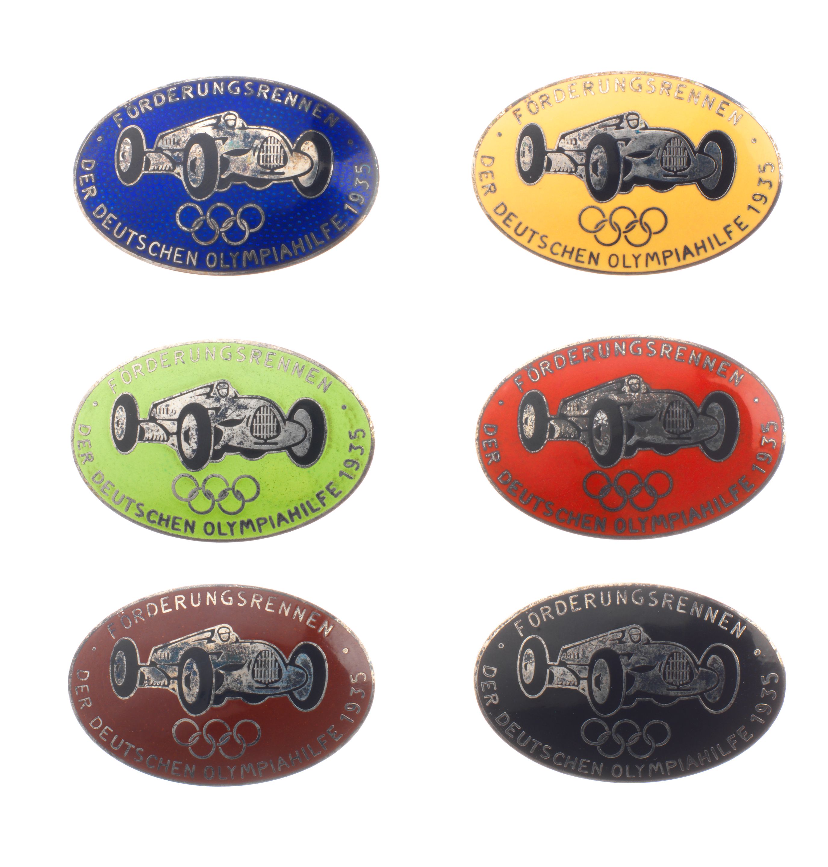 Bonhams Cars : A set of six replica 1935 Auto Union Silver Arrows ...