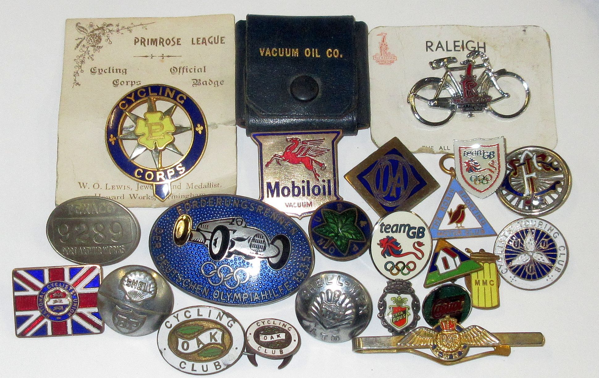 Bonhams Cars : Assorted enamel lapel badges, ((Qty) )