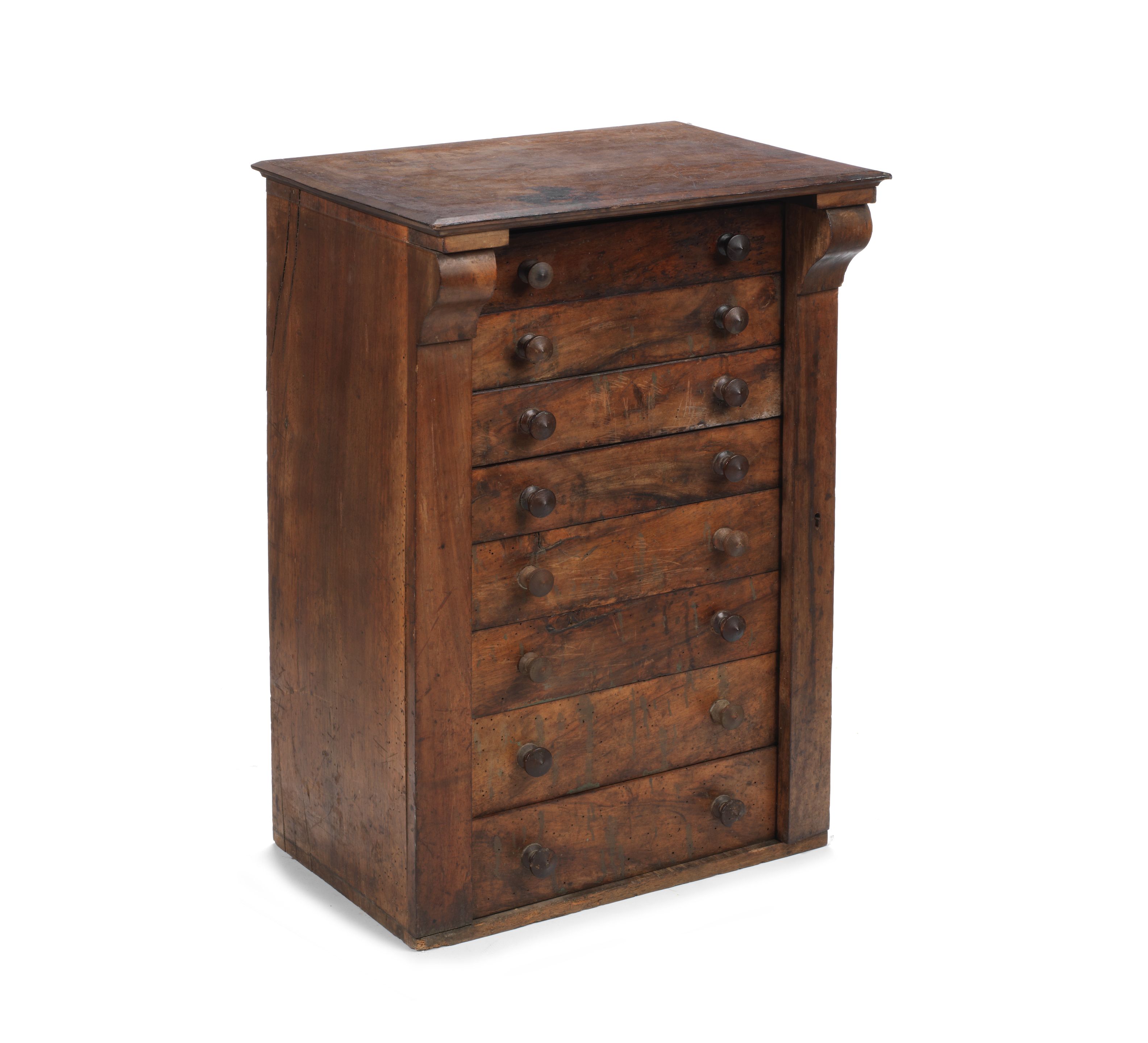 Bonhams Cars : A wooden chest of drawers used by Donald Healey,