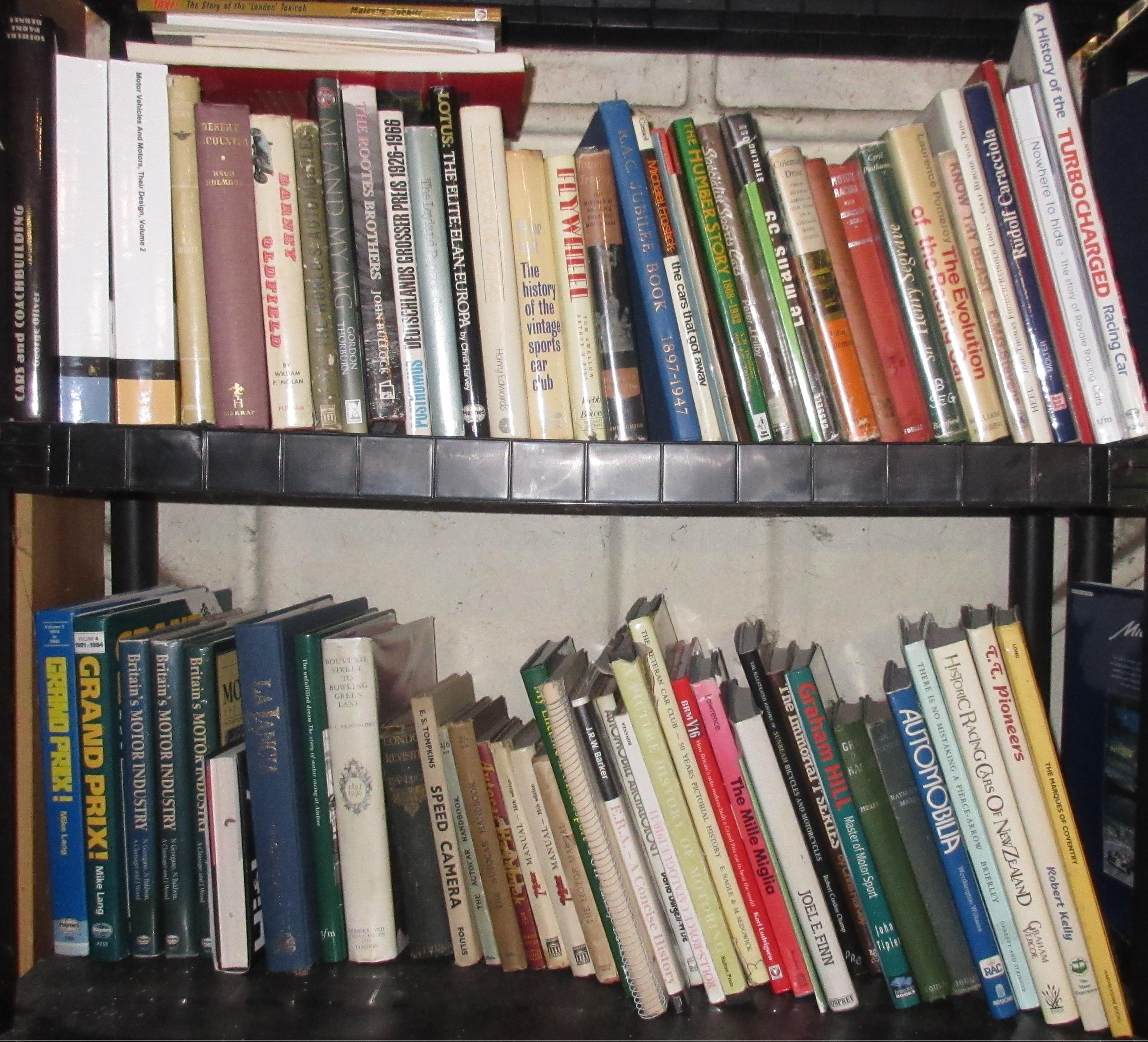 Bonhams Cars Assorted Motoring Books Qty